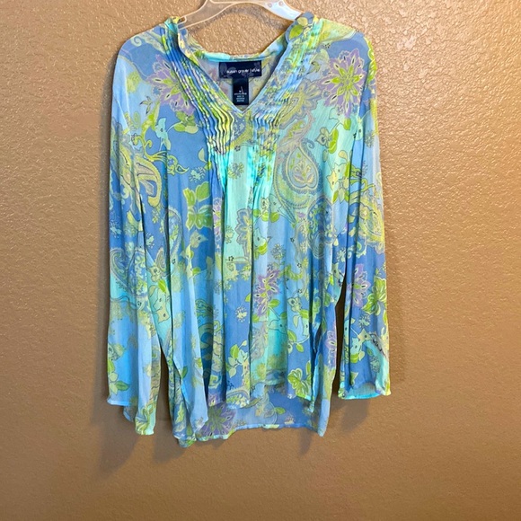 Tops | Susan Graver Paisley And Floral Top | Poshmark